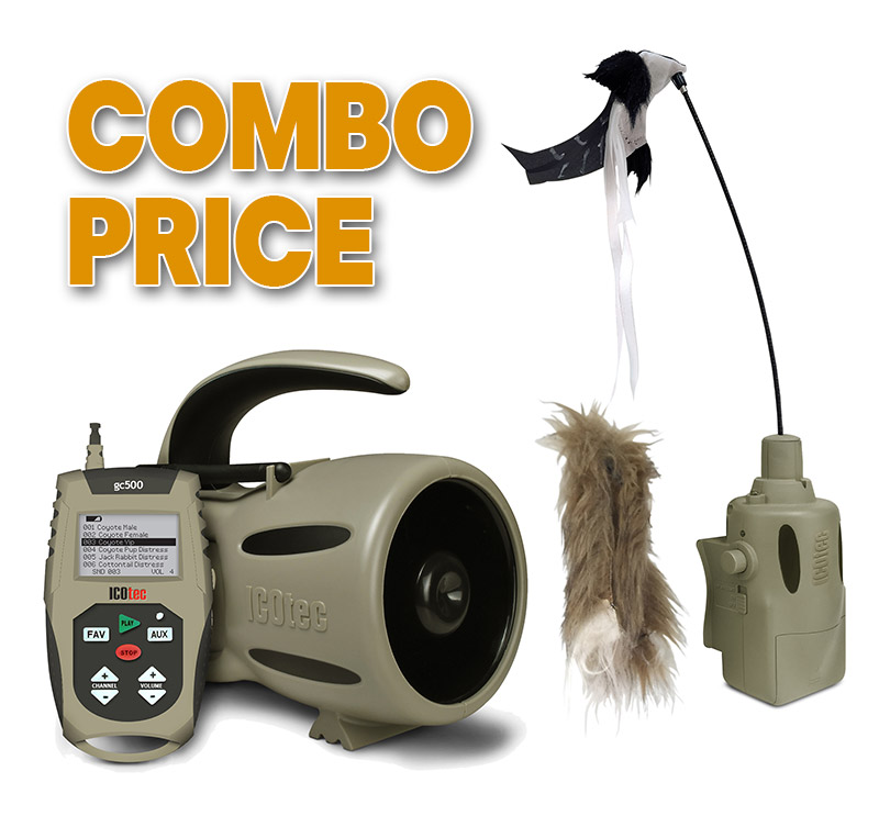 ICOtec GC500 Caller / AD400 Decoy Bundle | Best Fox Call